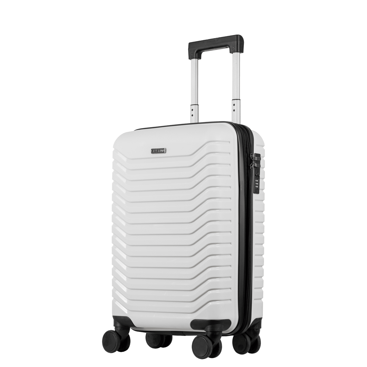 Mala de Viagem Bordo com Rodas 360º Basic Plus - Branco